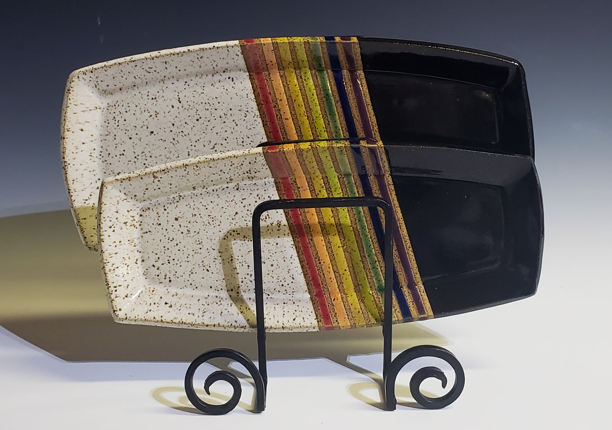 RAINBOW 🌈 rectangle platters – centripetaldesigns